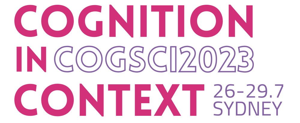 Talk at Cog Sci 2023 | Ham Huang